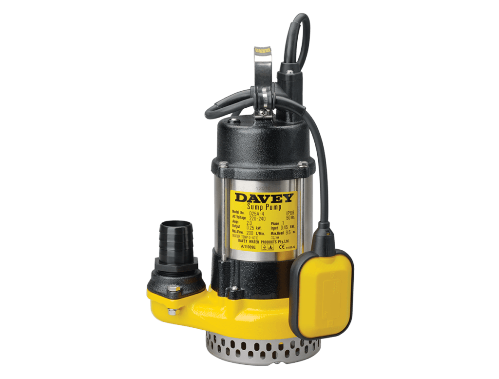 Vortex Sump Pumps | Submersible Pumps | Davey Water Australia