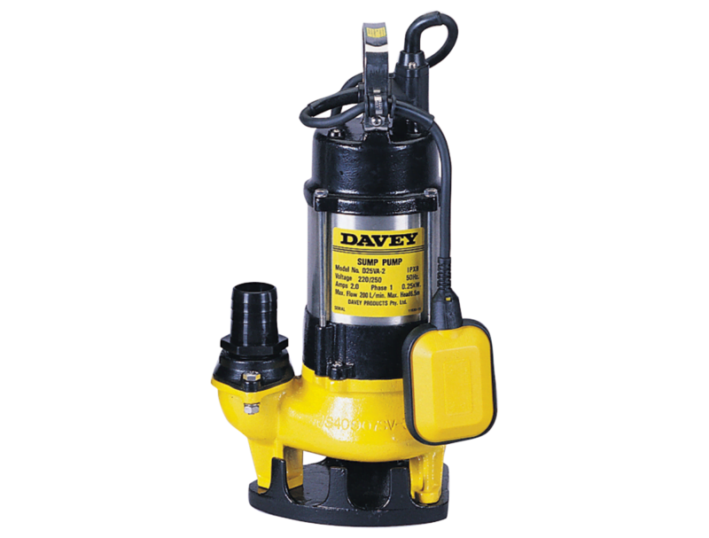Vortex Sump Pumps | Submersible Pumps | Davey Water Australia