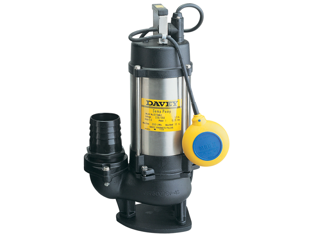 Vortex Sump Pumps | Submersible Pumps | Davey Water Australia