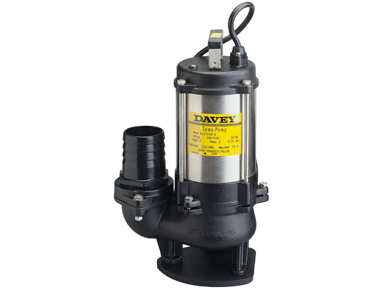 Vortex Sump Pumps | Submersible Pumps | Davey Water Australia