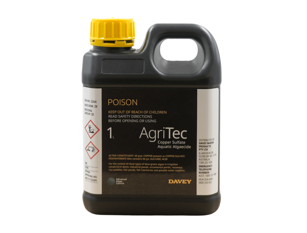 Agritec Aquatic Algaecide - Davey - Australia
