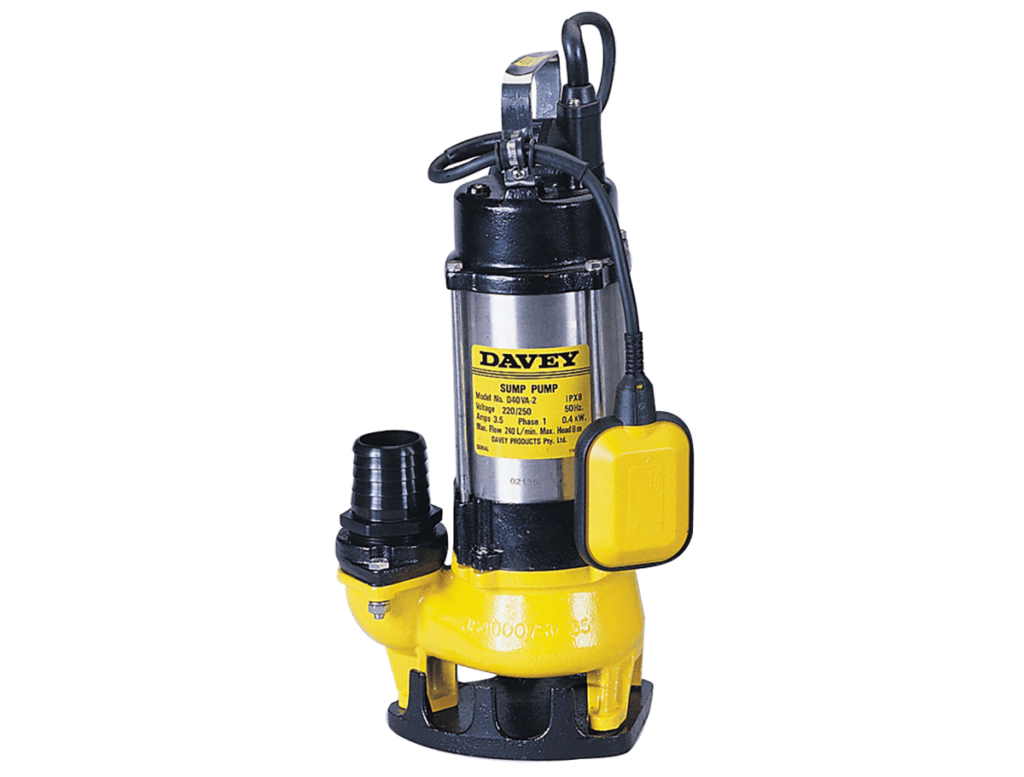 Vortex Sump Pumps - Davey - New Zealand