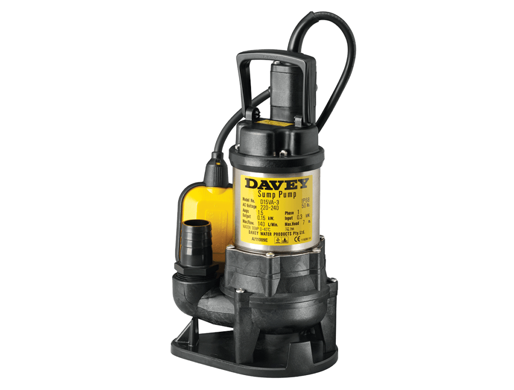 Vortex Sump Pumps - Davey - South Africa